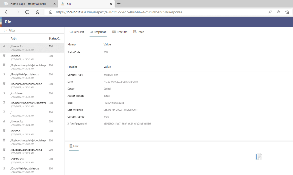 Rin - Request/Response Inspector Middleware For ASP.NET Core - Programming In CSharp